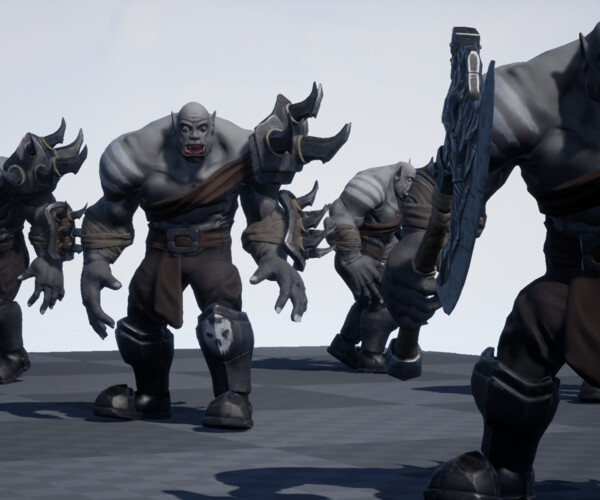 ArtStation - Orc - Rage of Axe | Game Assets