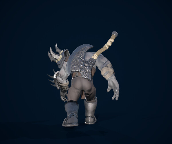 ArtStation - Orc - Rage of Axe | Game Assets