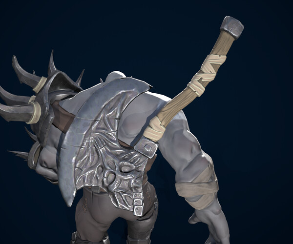 ArtStation - Orc - Rage of Axe | Game Assets