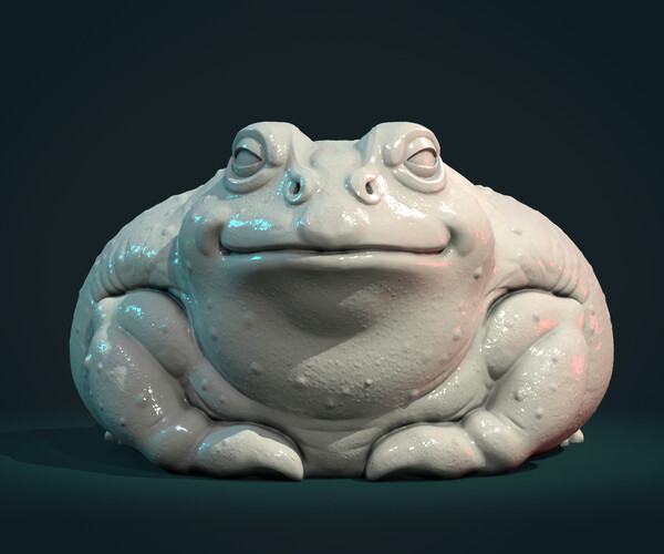 ArtStation - Fat Toad Frog | Resources