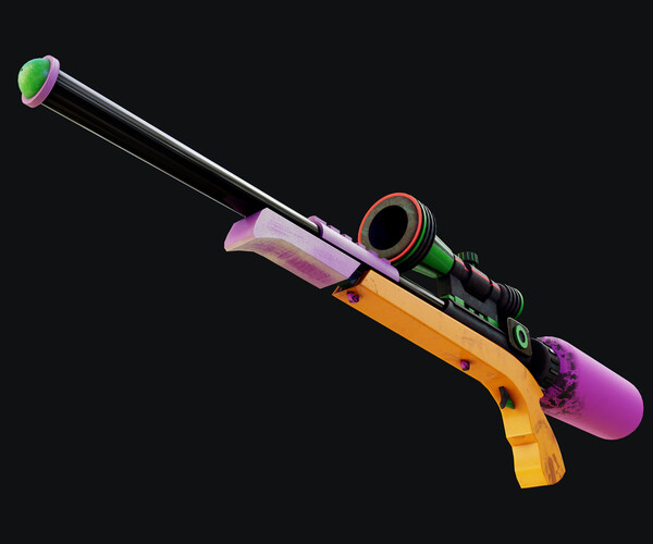 ArtStation - Water Gun PBR Low poly game ready model | Game Assets