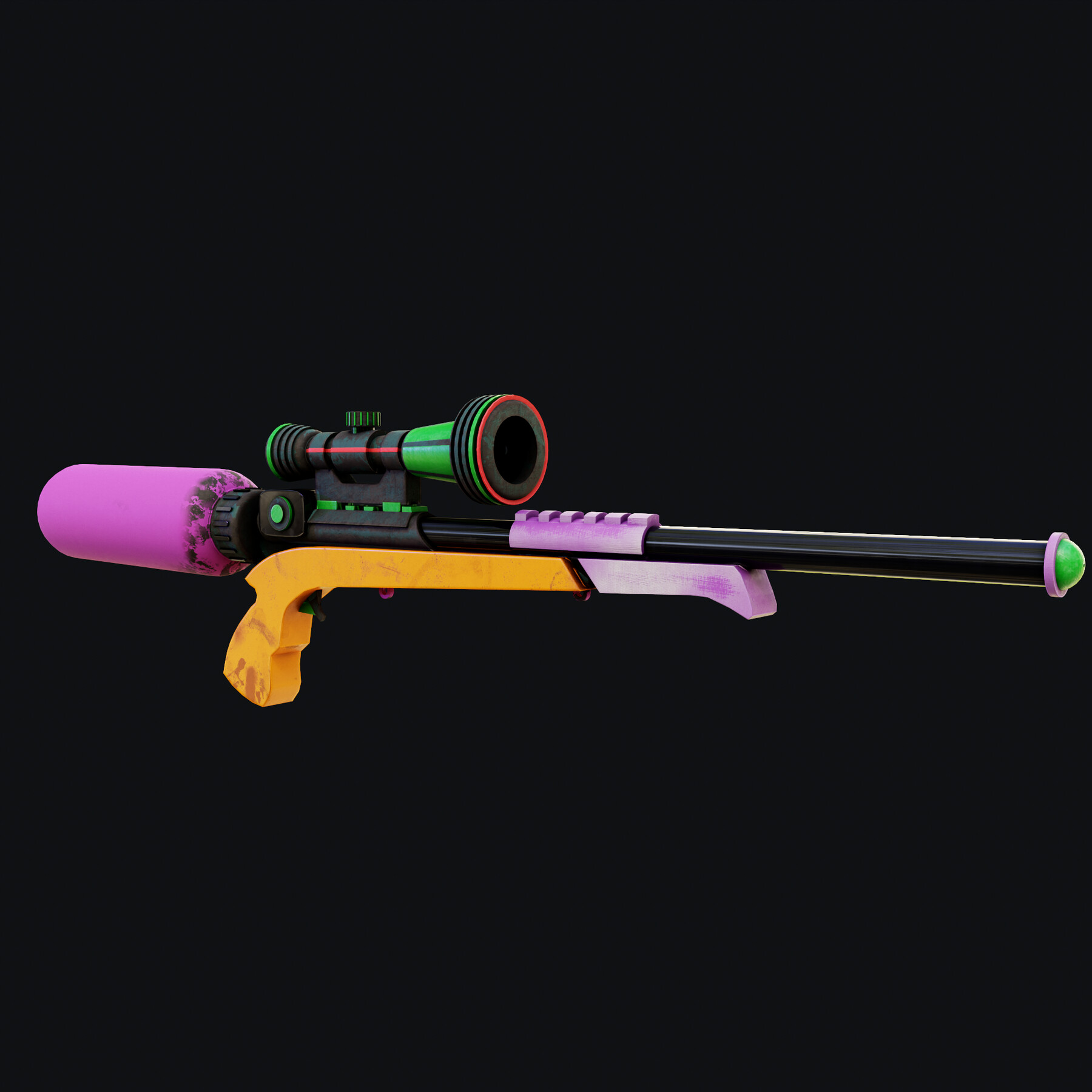 ArtStation - Water Gun PBR Low poly game ready model | Game Assets