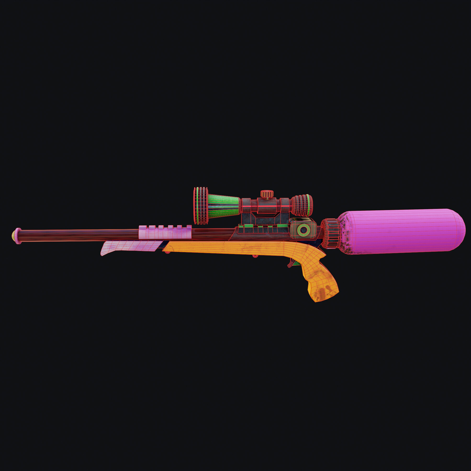 ArtStation - Water Gun PBR Low poly game ready model | Game Assets