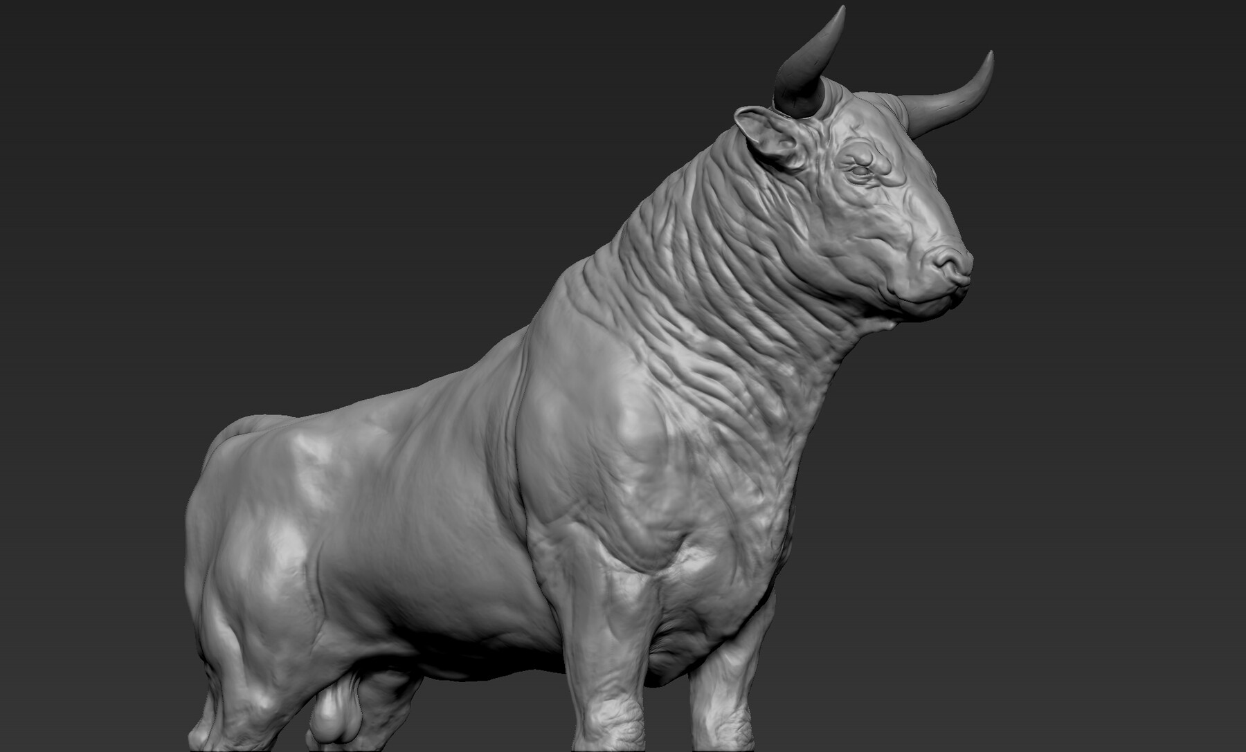 ArtStation - Bull Realistic Sculpt | Resources