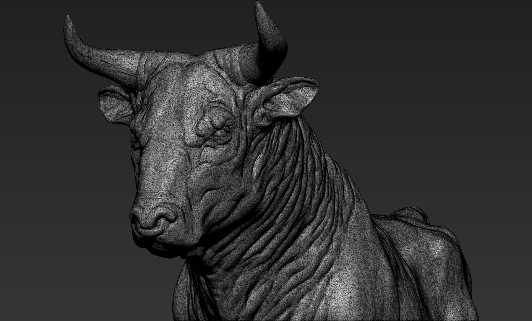 ArtStation - Bull Realistic Sculpt | Resources