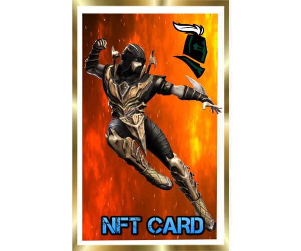 ArtStation - Collectible Nft Trading Card Template V2 | Resources