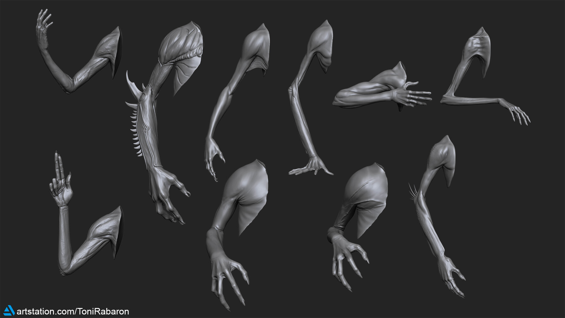 ArtStation - CreatureBash Hands Vol 2 | Resources