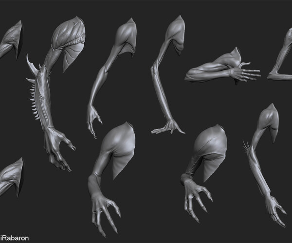 ArtStation - CreatureBash Hands Vol 2 | Resources