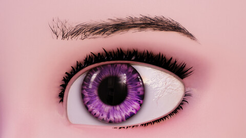 ArtStation - Realistic Eyebrows ( Game Ready ) Model | Resources