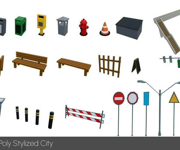 ArtStation - City Asset Pack for Unreal Engine (Toon, Stylized, Modular ...
