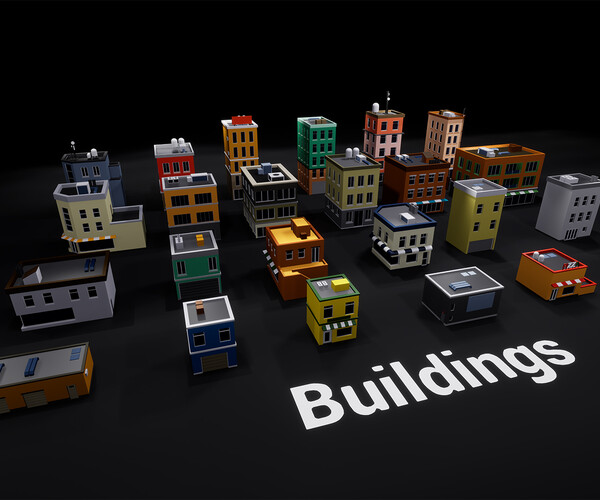 ArtStation - City Asset Pack for Unreal Engine (Toon, Stylized, Modular ...