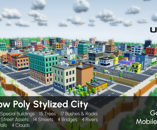 ArtStation - City Asset Pack for Unreal Engine (Toon, Stylized, Modular ...
