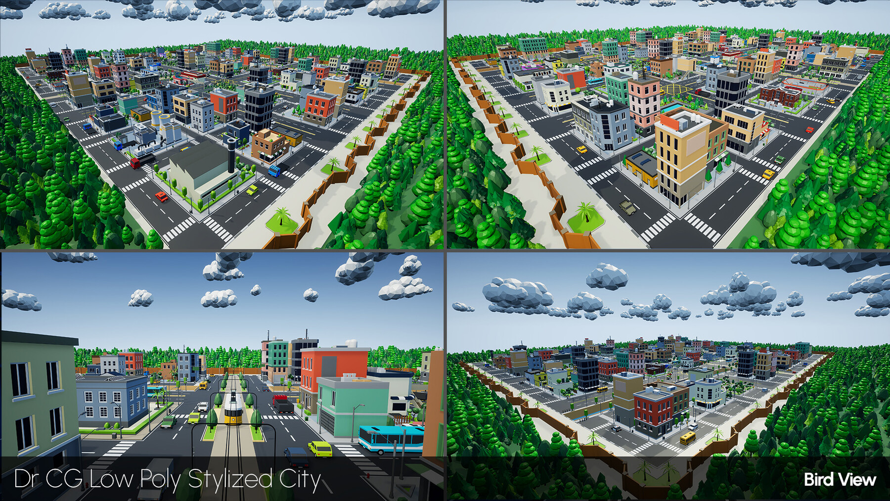 ArtStation - City Asset Pack for Unity Game Engine (Toon, Stylized ...