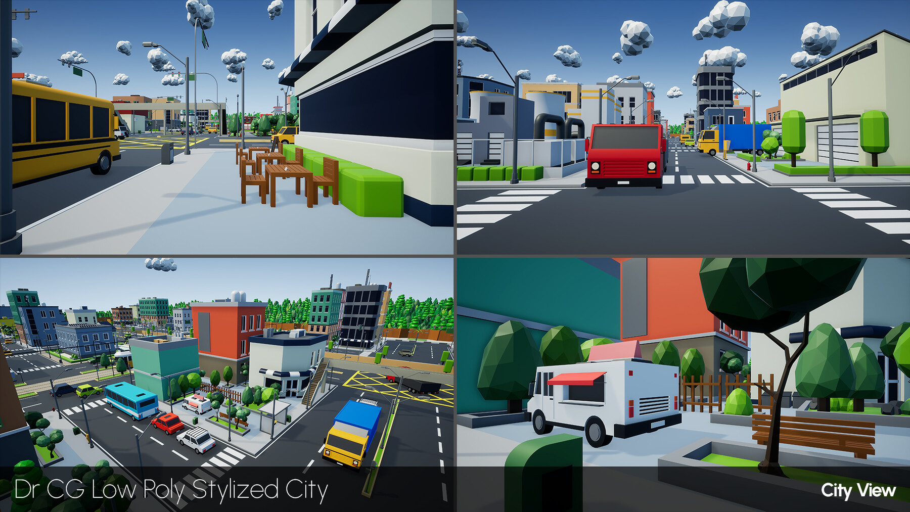 ArtStation - City Asset Pack for Unity Game Engine (Toon, Stylized ...