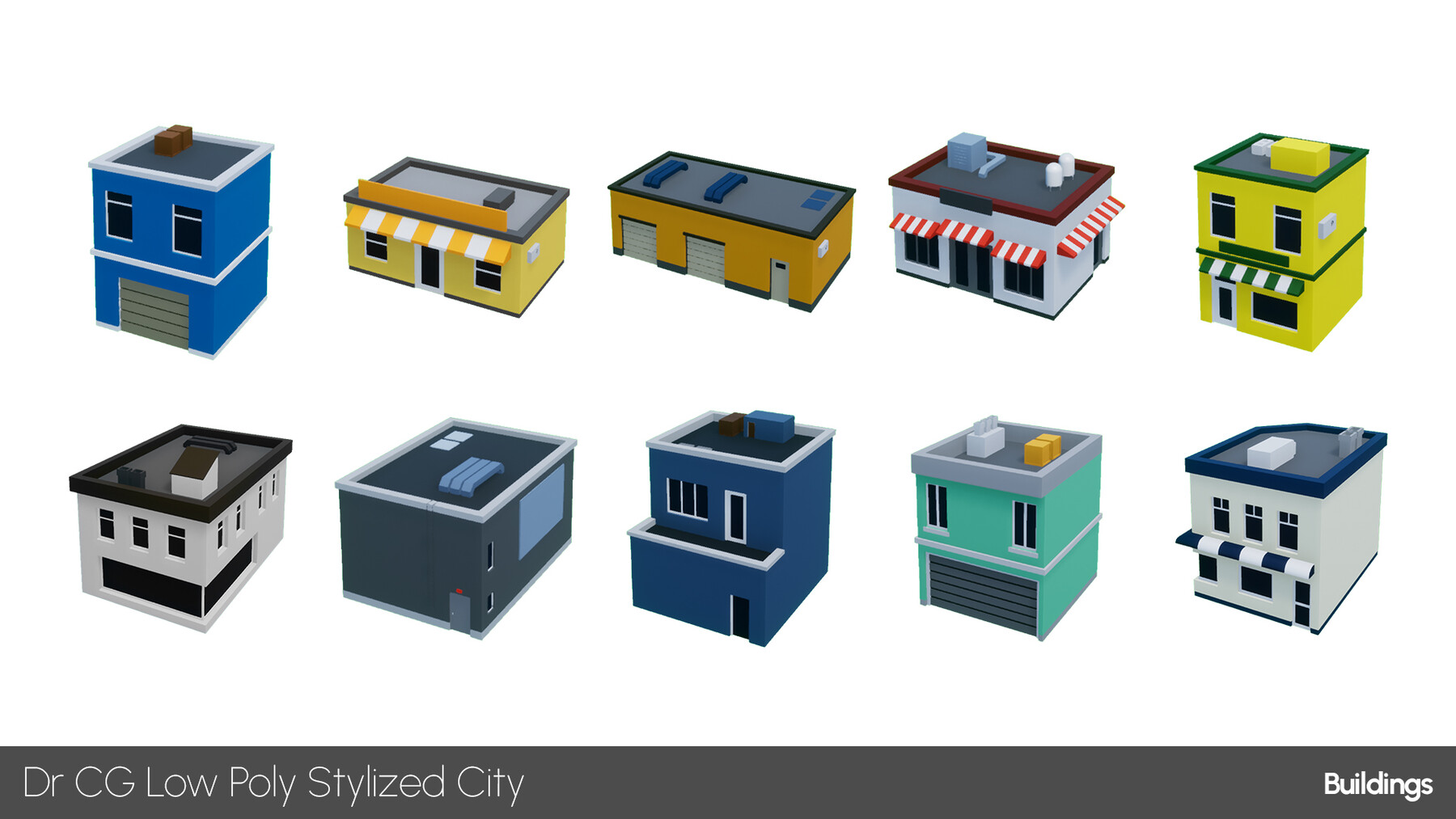 ArtStation - City Asset Pack for Unity Game Engine (Toon, Stylized ...