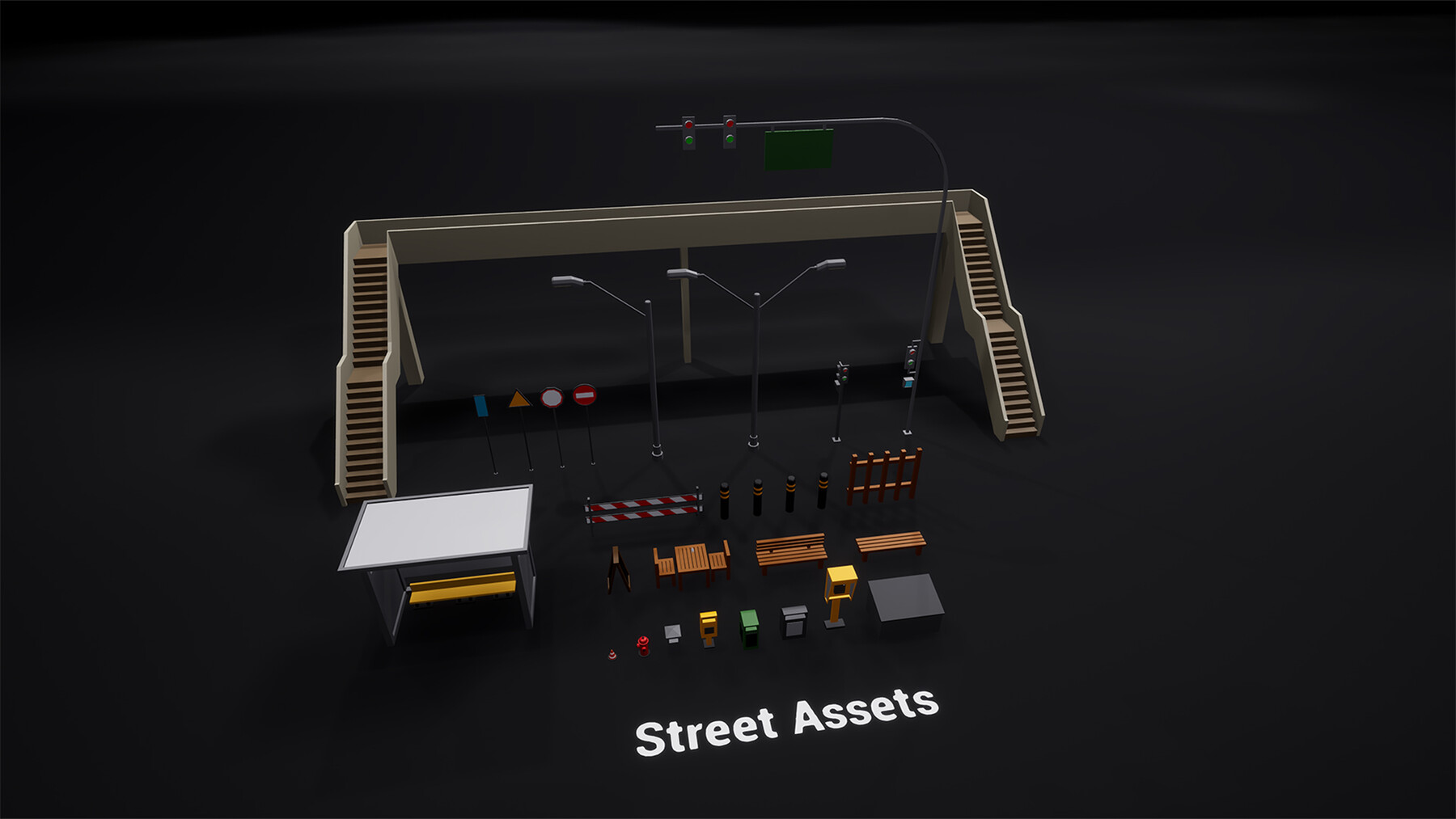 ArtStation - City Asset Pack for Unity Game Engine (Toon, Stylized ...