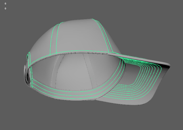 ArtStation - Baseball Cap Trucker (MD/ Clo3d zprj project + fbx +obj ...