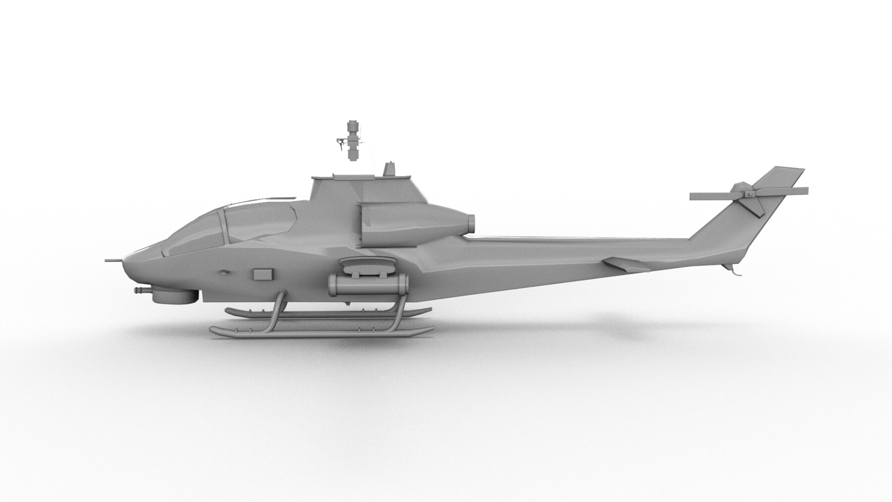 ArtStation - Helicopter Base Mesh Free Free low-poly 3D model | Game Assets