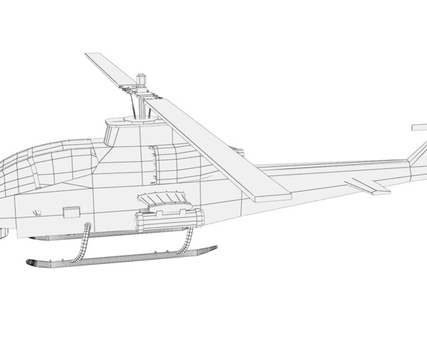 ArtStation - Helicopter Base Mesh Free Free low-poly 3D model | Game Assets
