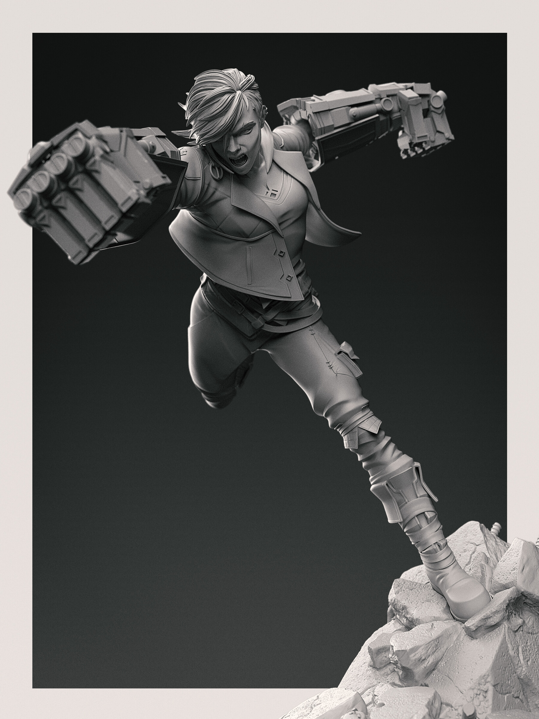 ArtStation - Arcane Vi 3D Print Ready STL Files | Resources