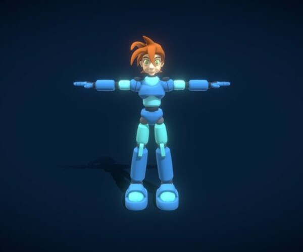 ArtStation - Mega Man Pose 1 | Resources