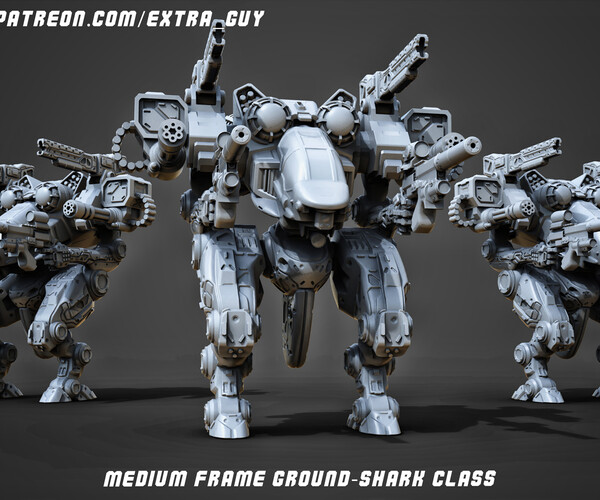 ArtStation - Extra_Guy Mech Bundle 3D Printable | Resources