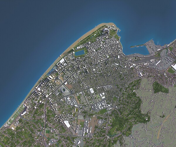 ArtStation - Batumi - 3D city model | Resources