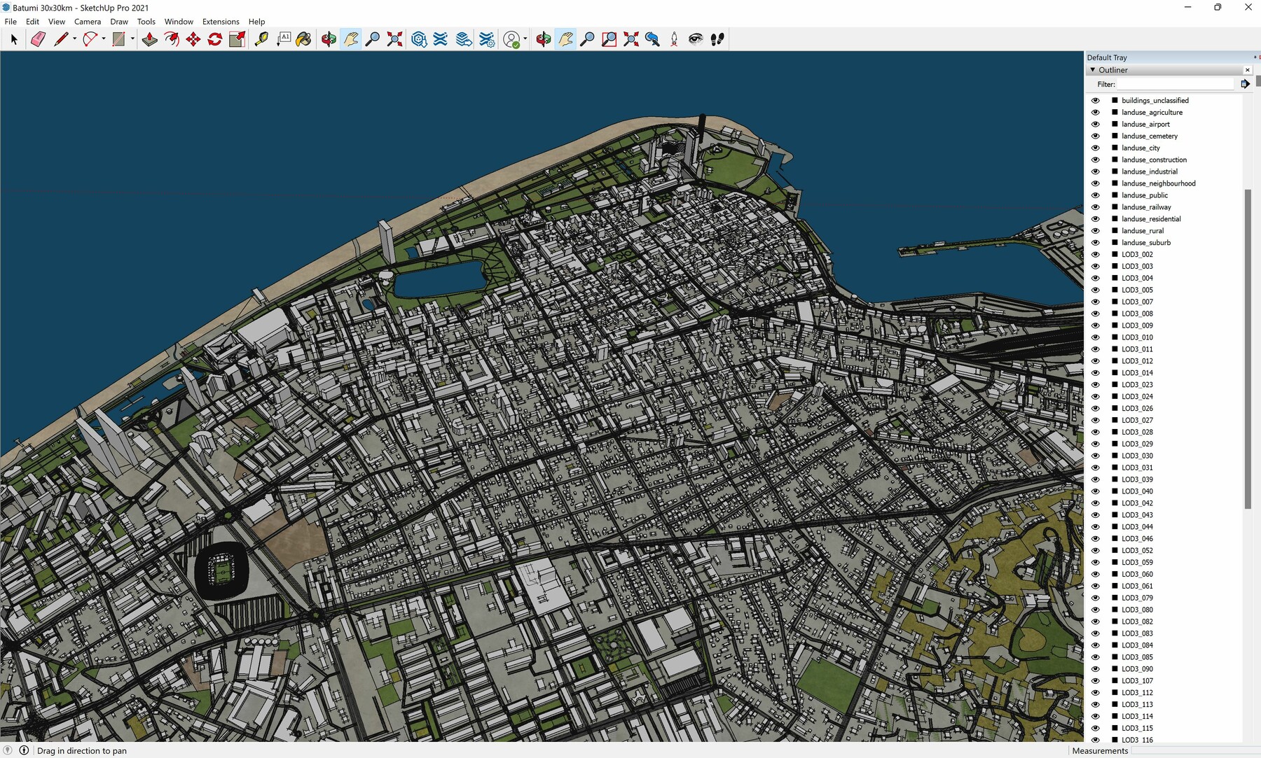 ArtStation - Batumi - 3D city model | Resources
