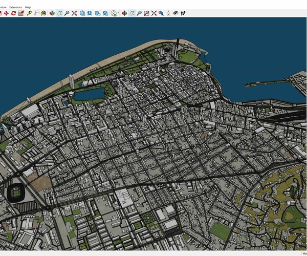ArtStation - Batumi - 3D city model | Resources