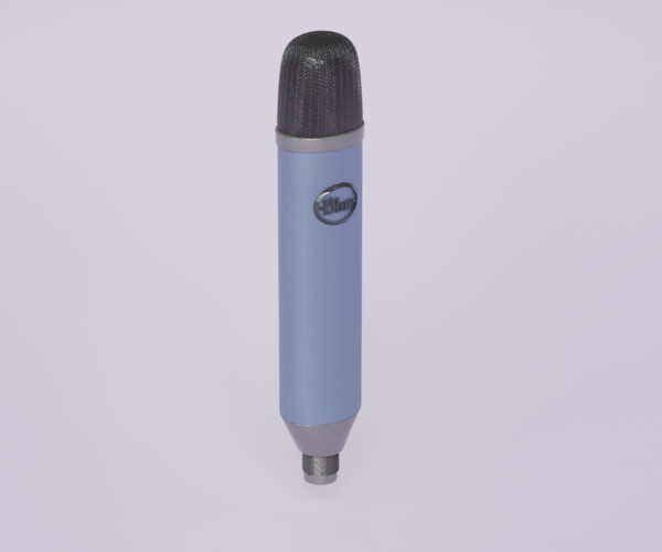 ArtStation - Blue Ember Microphone | Game Assets