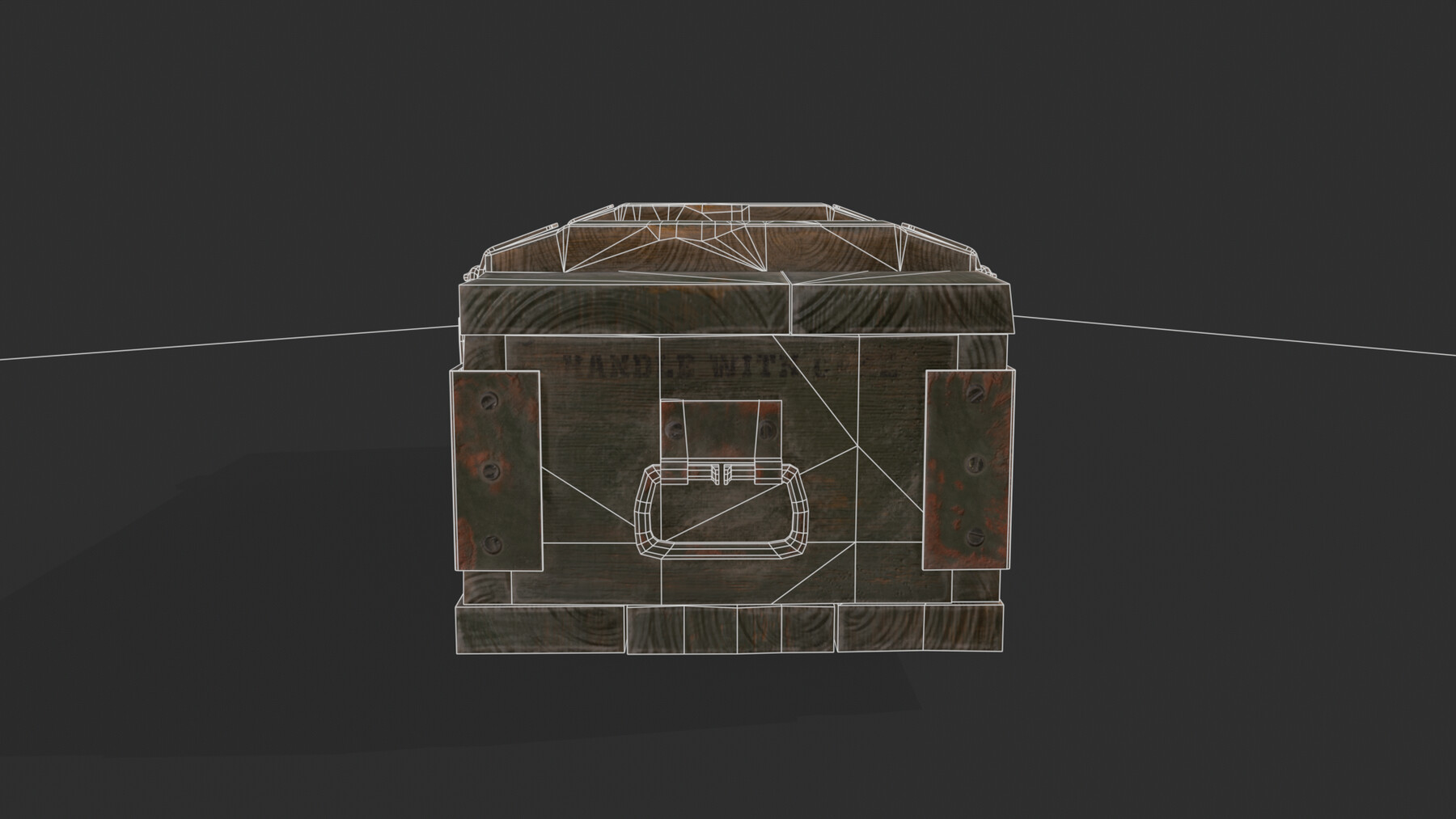 ArtStation - Military Wooden Box | Game Assets