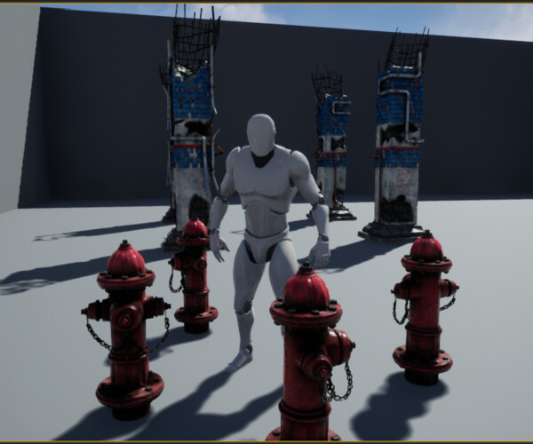 ArtStation - Urban Fire Hydrant | Game Assets