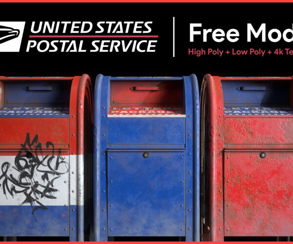 ArtStation - Mailbox | Game-Ready Prop | Game Assets