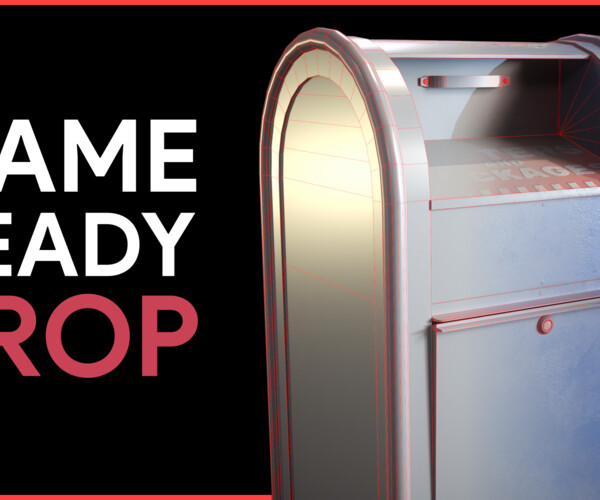 ArtStation - Mailbox | Game-Ready Prop | Game Assets