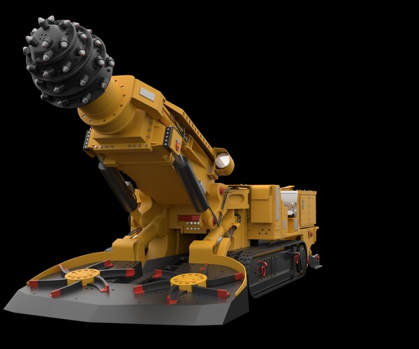 ArtStation - Roadheader_EBZ160 | Resources