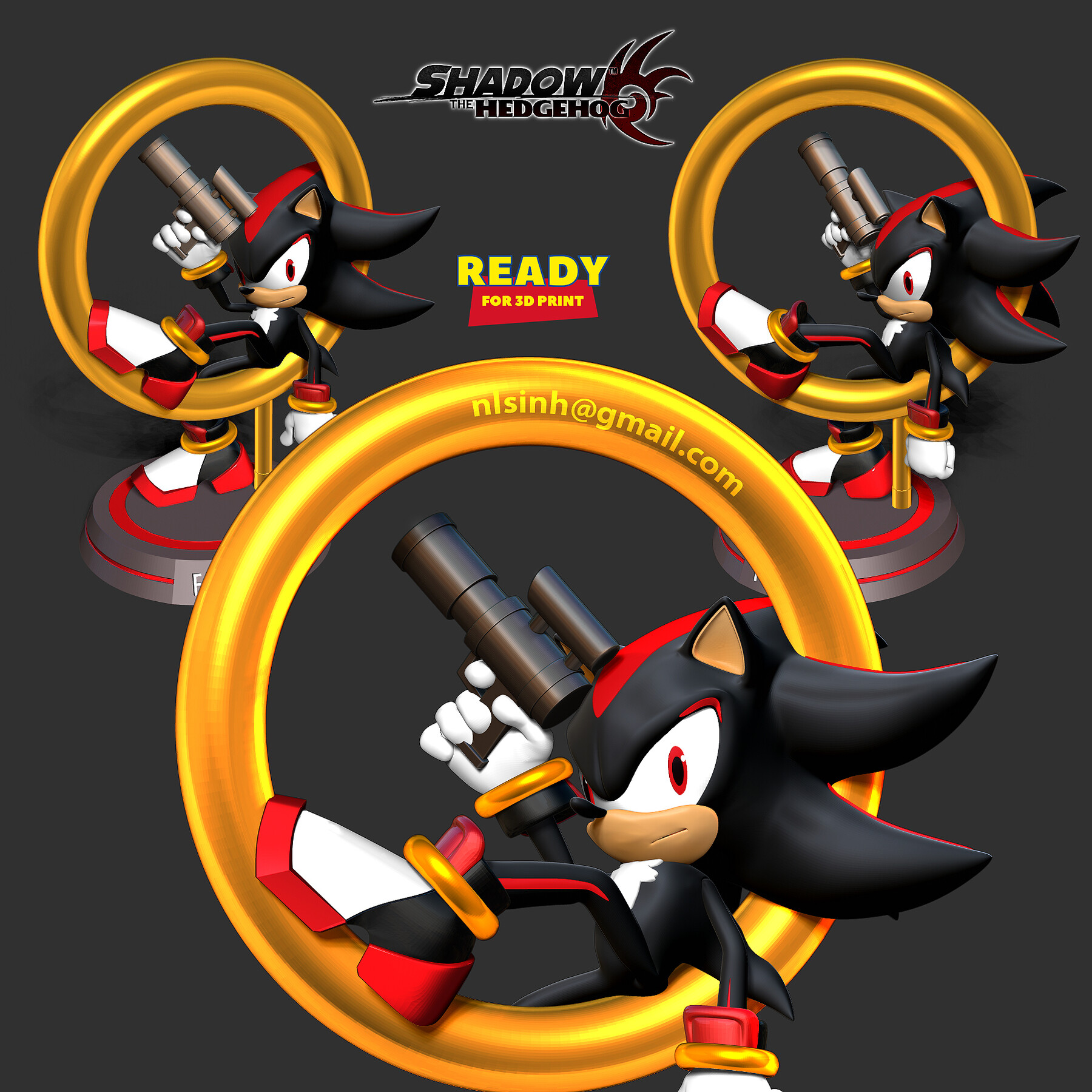 ArtStation - Shadow - Sonic the Hedgehog 2 Fanart | Resources