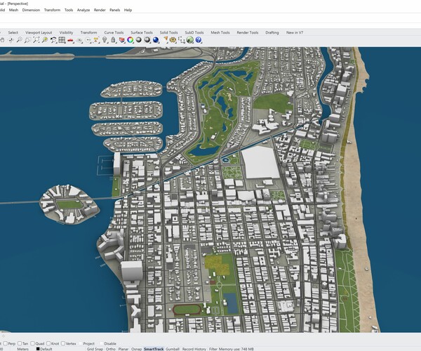 ArtStation - Miami Beach - 3D city model | Resources