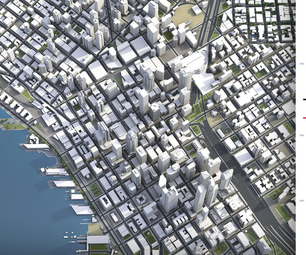 ArtStation - Seattle - 3D city model | Resources