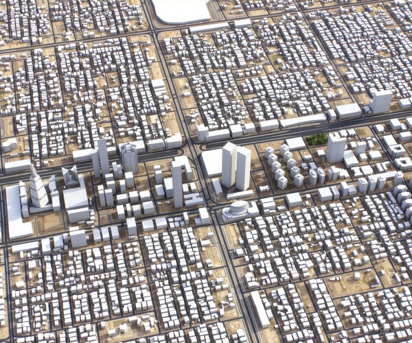 ArtStation - Riyadh - 3D city model | Resources