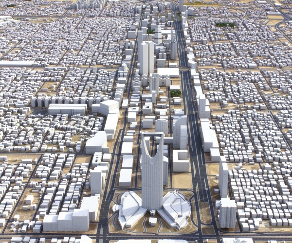 ArtStation - Riyadh - 3D city model | Resources