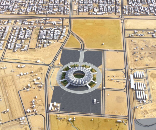 ArtStation - Riyadh - 3D city model | Resources