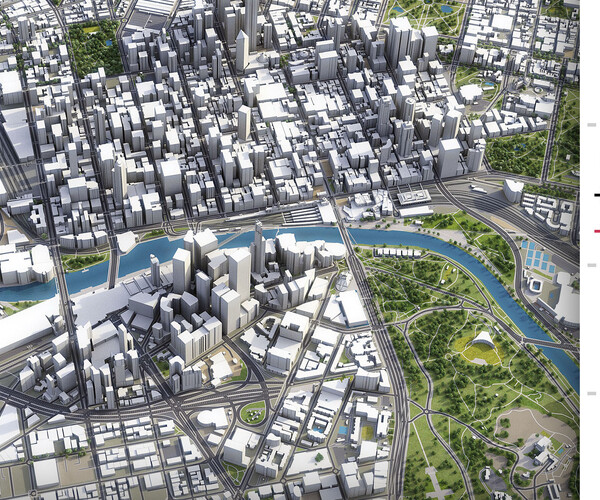 ArtStation - Melbourne - 3D city model | Resources
