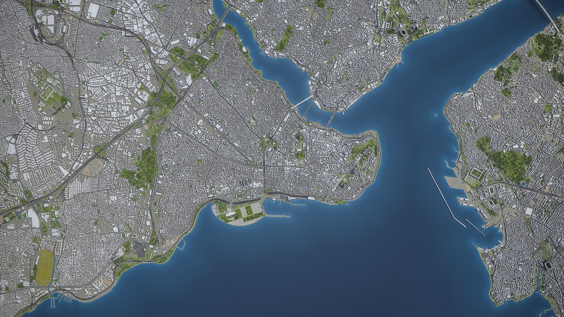 ArtStation - Istanbul - 3D city model | Resources