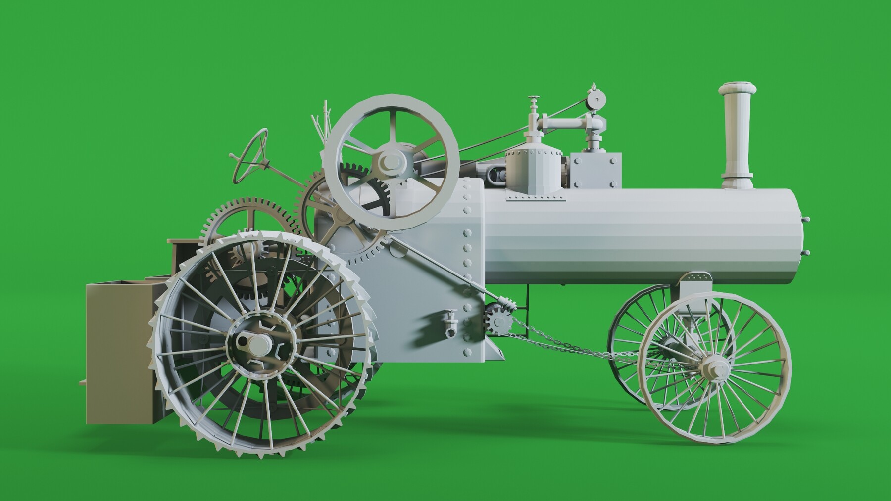 ArtStation - 5- Steam Tractors- High detail 3d models | Resources