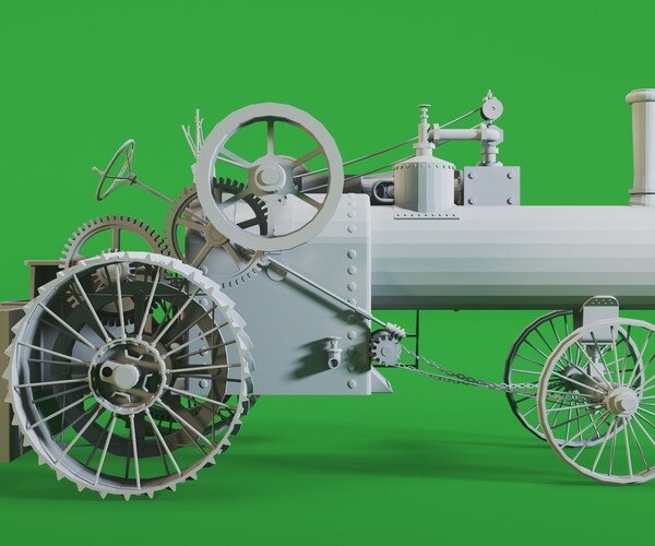 ArtStation - 5- Steam Tractors- High detail 3d models | Resources