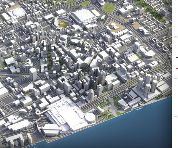 ArtStation - Detroit - 3D city model | Resources