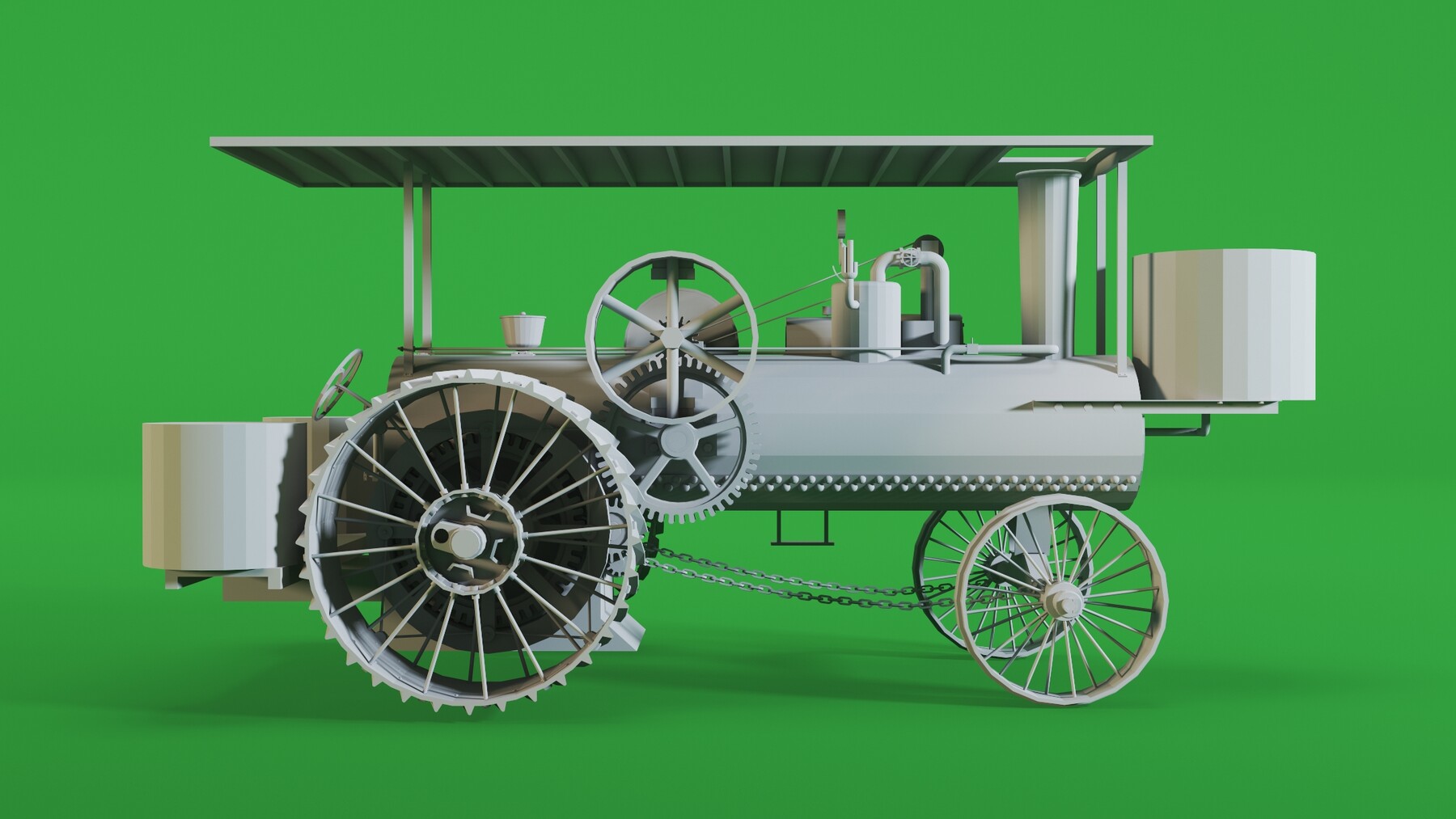ArtStation - 5- Steam Tractors- High detail 3d models | Resources