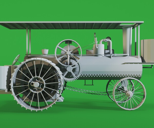 ArtStation - 5- Steam Tractors- High detail 3d models | Resources