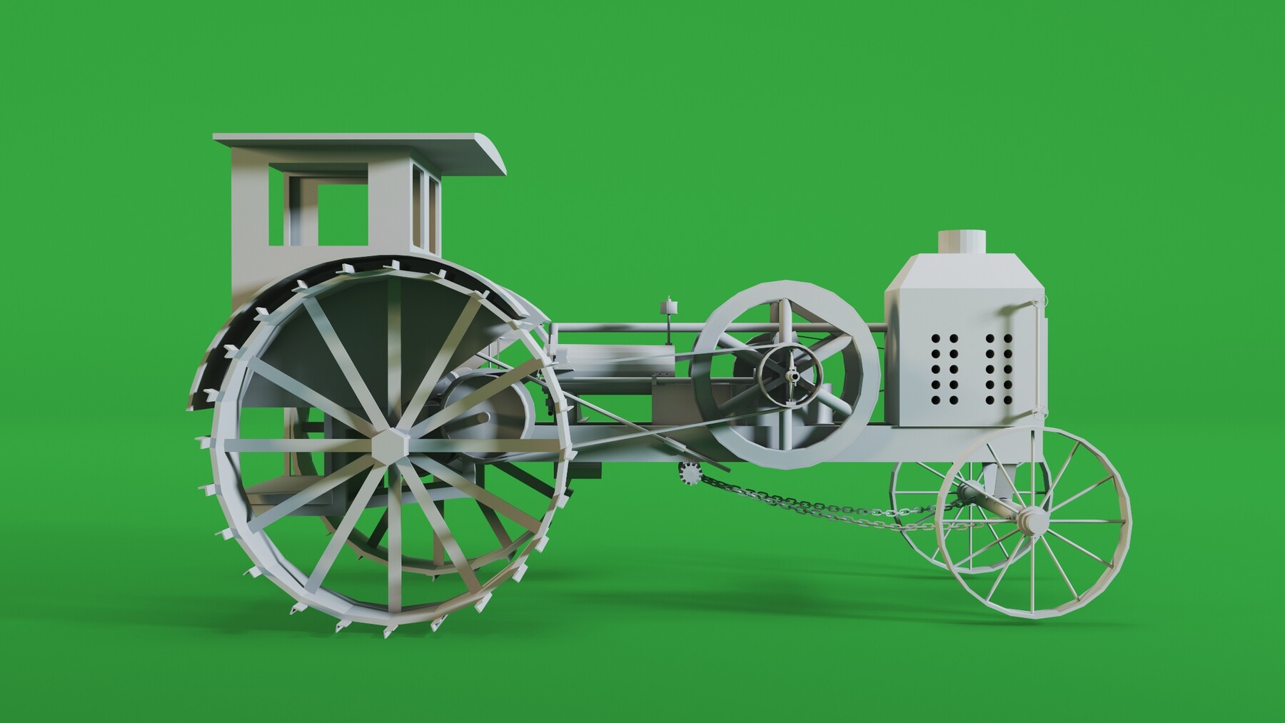 ArtStation - 5- Steam Tractors- High detail 3d models | Resources