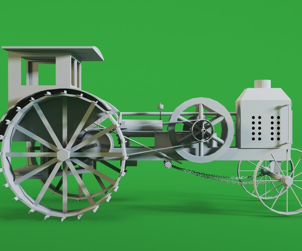 ArtStation - 5- Steam Tractors- High detail 3d models | Resources